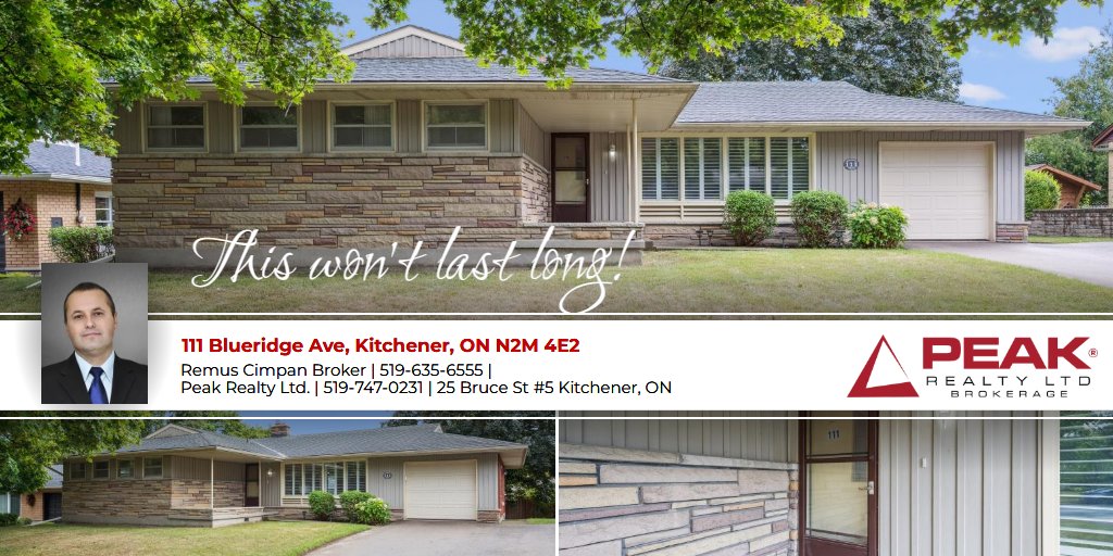 111 Blueridge Ave, Kitchener, ON N2M 4E2